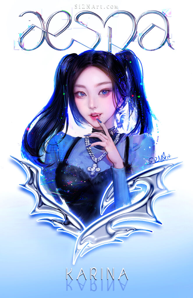 Aespa – Karina 11″x17″ FanArt Print Poster – Siznart