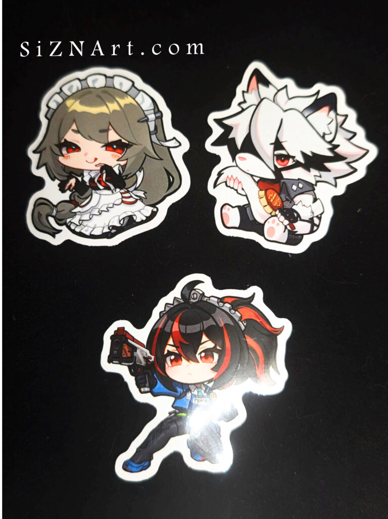 Zenless Zone Zero ZZZ Chibi Original Art Stickers – Siznart