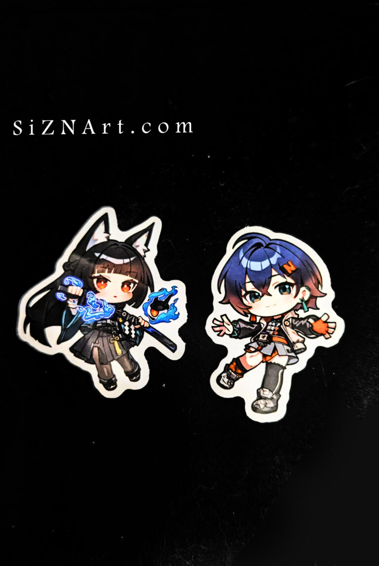 Zenless Zone Zero ZZZ Chibi Original Art Stickers – Siznart